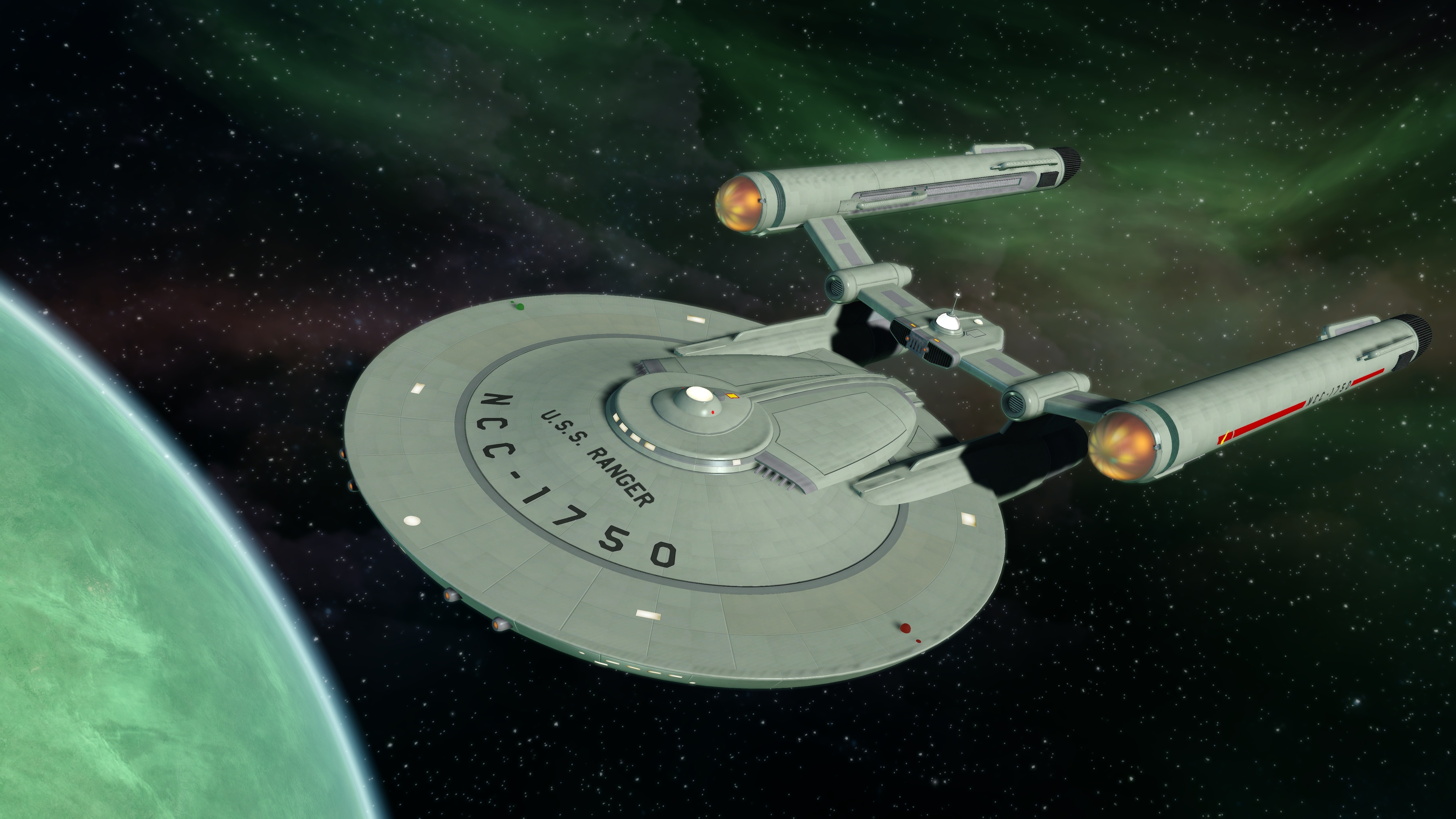 Command the Warden Multi-Mission Temporal Cruiser!
