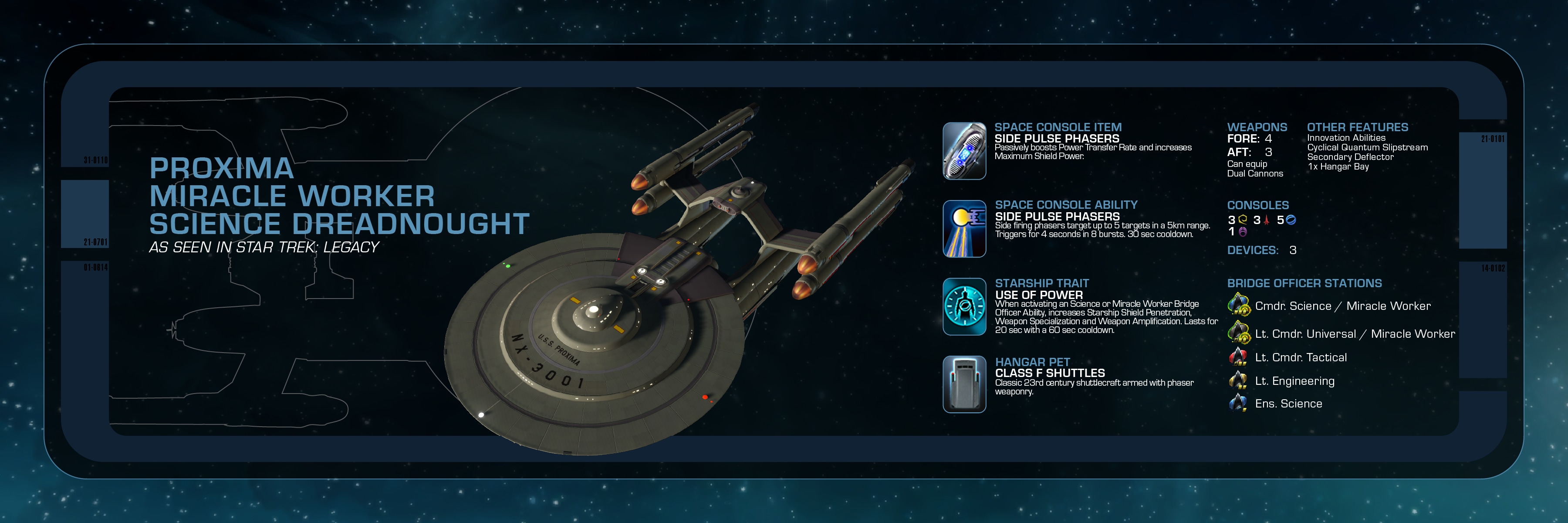 Proxima Miracle Worker Science Dreadnought
