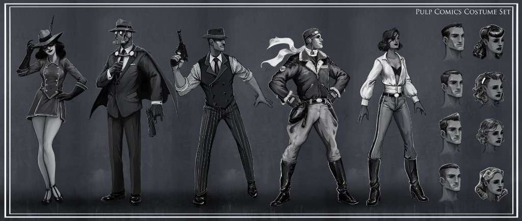 ART CORNER: PULP COSTUMES